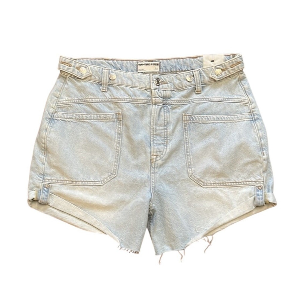 Free People We The Free Palmer Mid Rise Short Size 31… - Gem